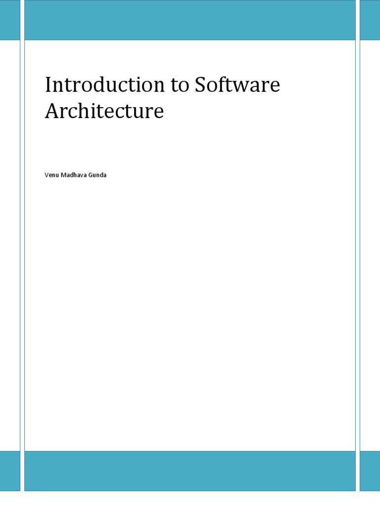 Introduction To Software Architecture | PDF | Component Based Software Engineering | Service ...