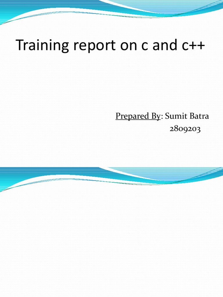 C And C Report Pdf C Programming Language Pointer Computer Programming
