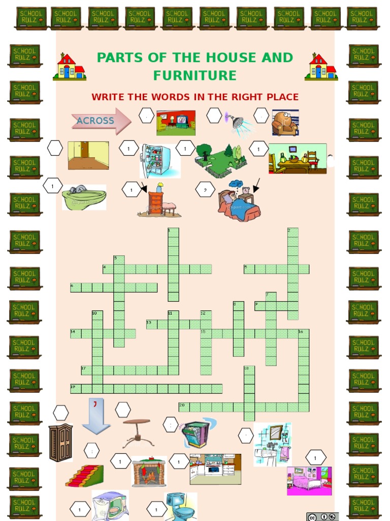 House and Furniture Worksheet | PDF