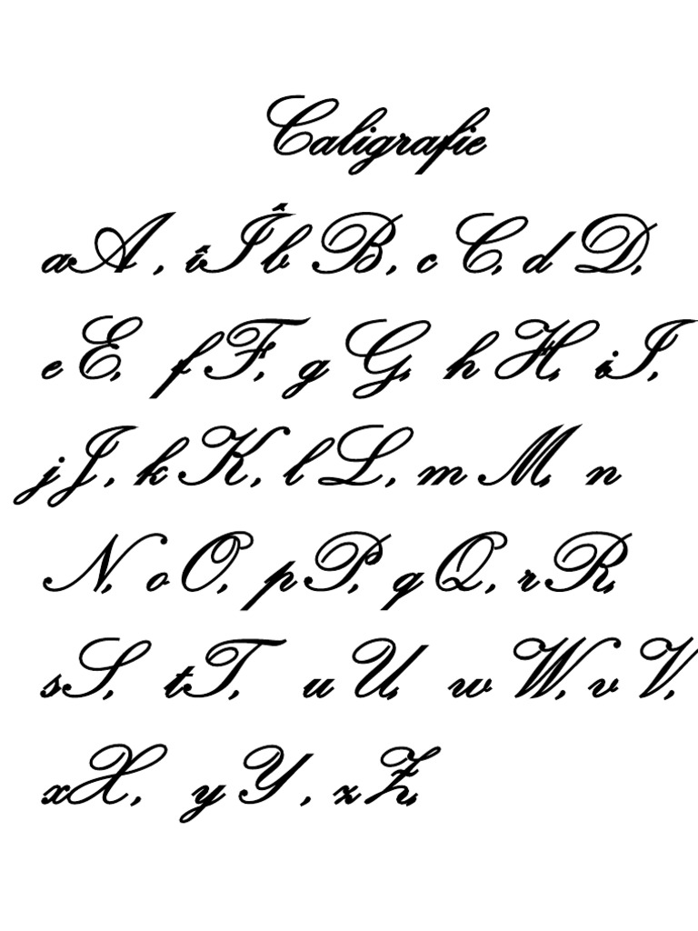 Caligrafie | PDF