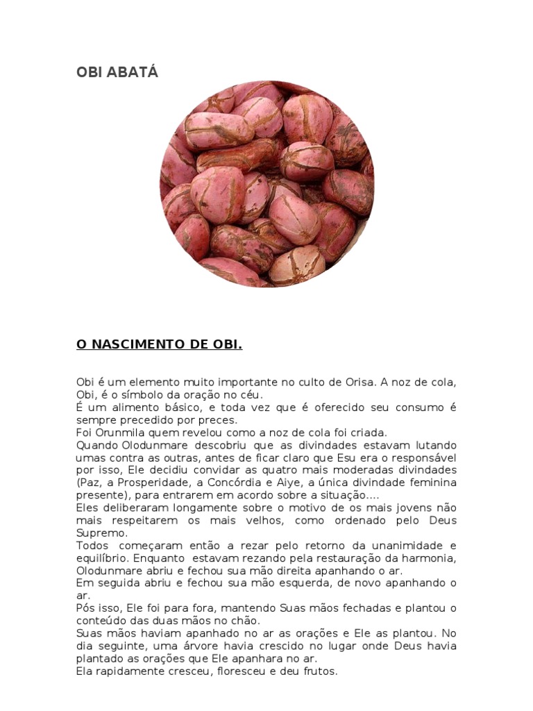Obi Abatá | PDF | Oração | Deus