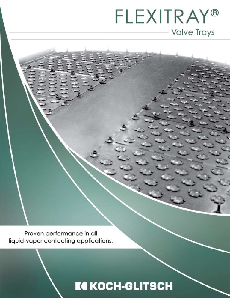 Koch Glitsch Conventional Trays Brochure | Vapor | Valve