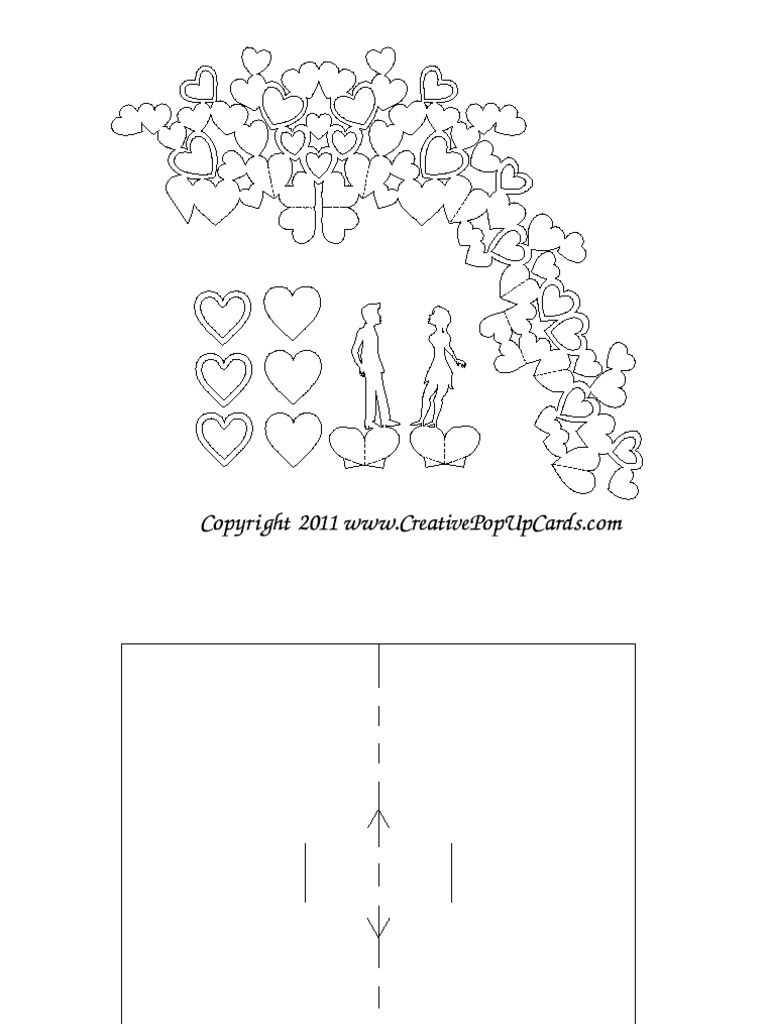 Kissing Couple Template PDF | PDF