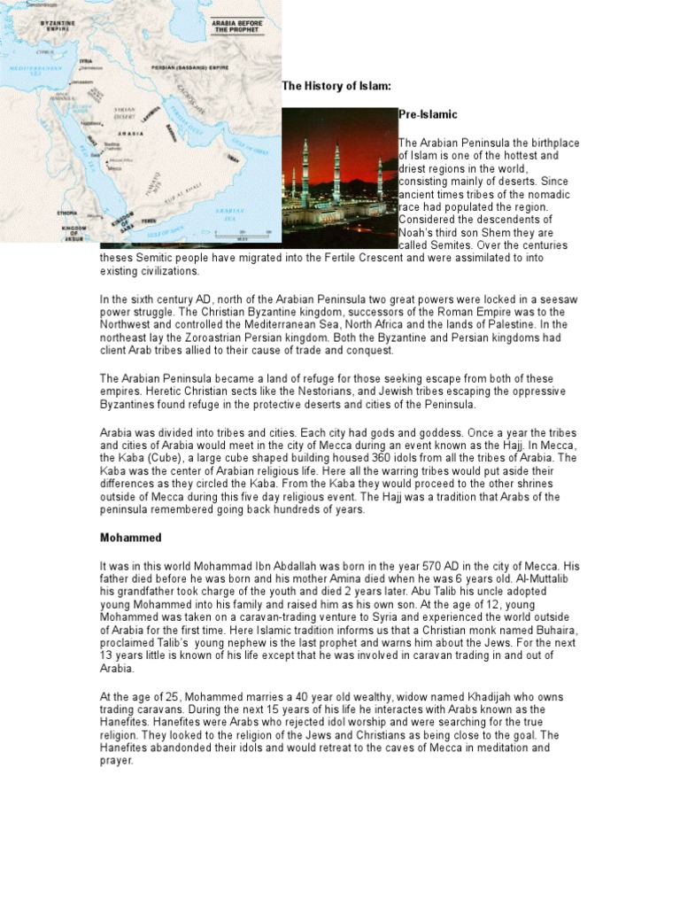 The History of Islam | PDF | Muhammad | Medina