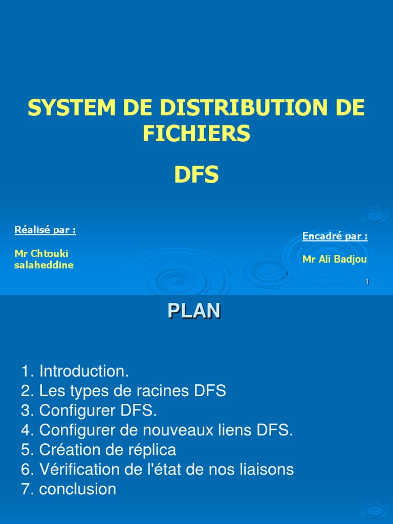 DFS | PDF | Système de fichiers | Active Directory