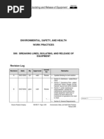 27f Line Break Permit | PDF | Personal Protective Equipment | Safety