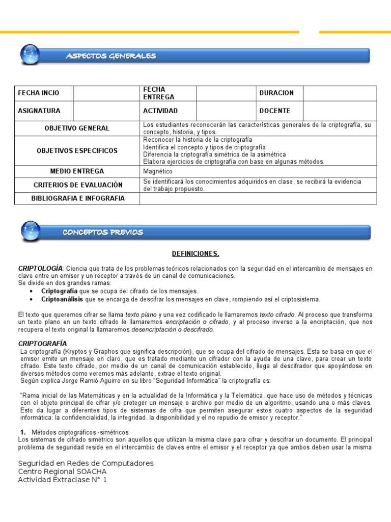 Guia Criptografia | PDF | Criptografía | Clave (criptografía)