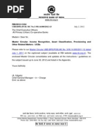 RBI Prudential Norms on Income Recognition | PDF | Banks | Mark To ...
