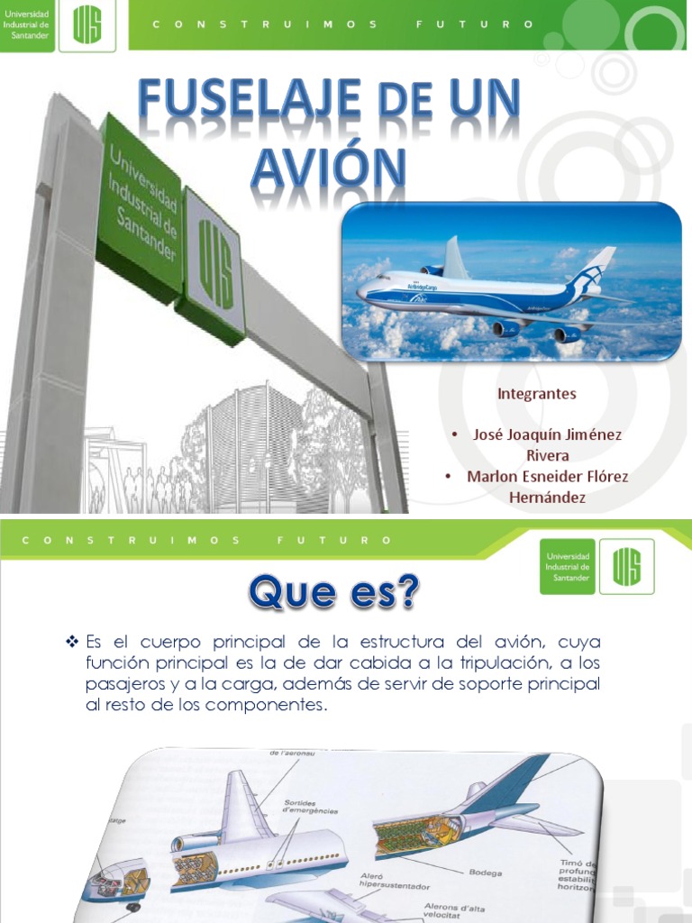 Fuselaje de Un Avion | PDF | Aluminio | Rieles