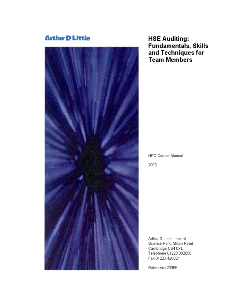 Audit Skills Training Handbook | PDF | Audit | Verification And Validation