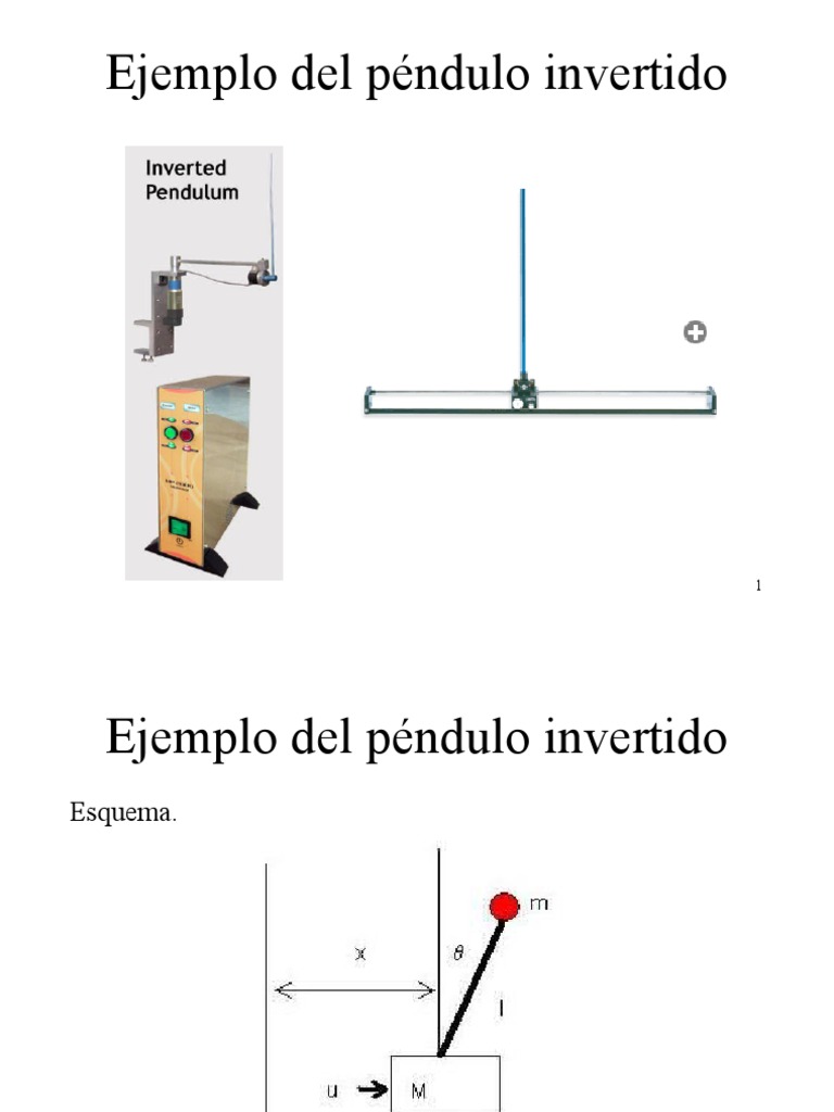 Control de Péndulo Invertido y Observadores | PDF | Péndulo | Ecuaciones