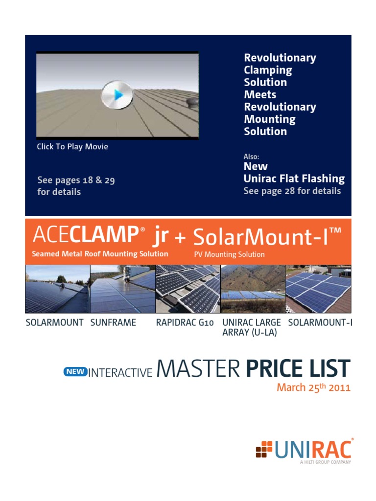 Unirac Solarmount | Download Free PDF | Screw | Nature