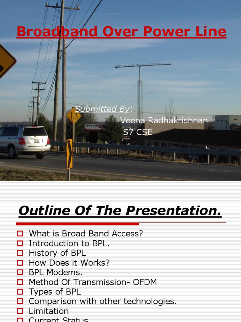 Broadband Over Power Line Overview | PDF | Orthogonal Frequency ...