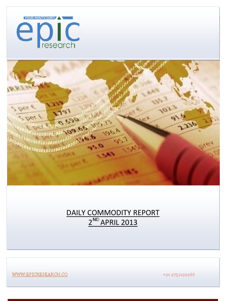 Daily Commodity Market Update - April 2 | PDF | Stocks | Investor
