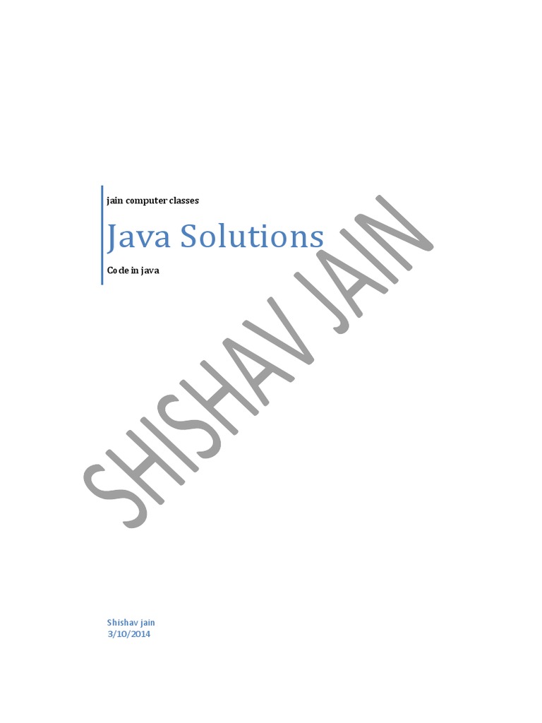 Java Programming | PDF | Java (Programming Language) | Data Type