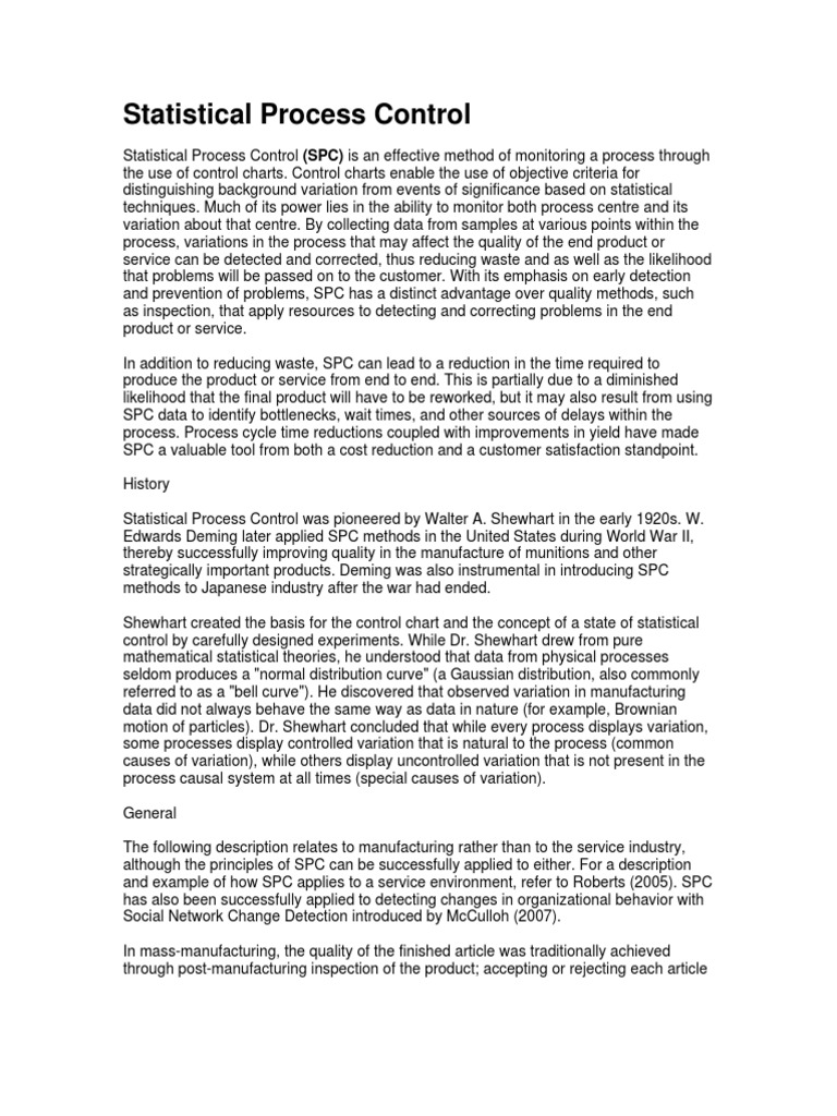 An Introduction to Statistical Process Control (SPC): Monitoring ...