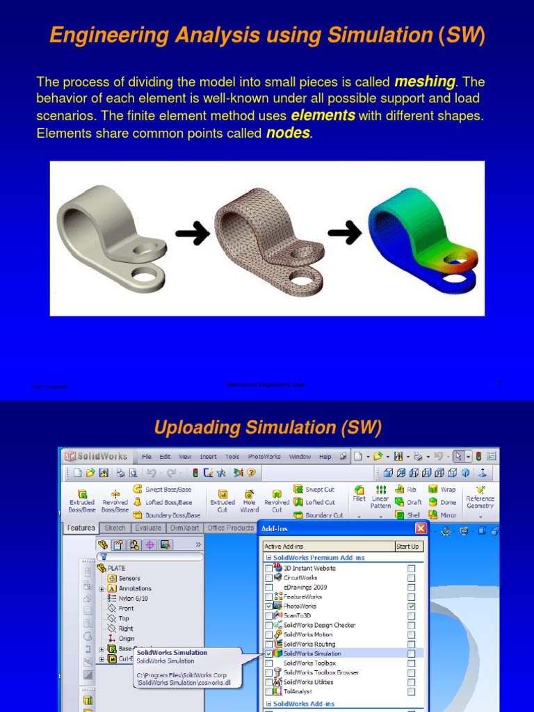 Stress Analysis SW Simulation | PDF | Tetrahedron | Fatigue (Material)