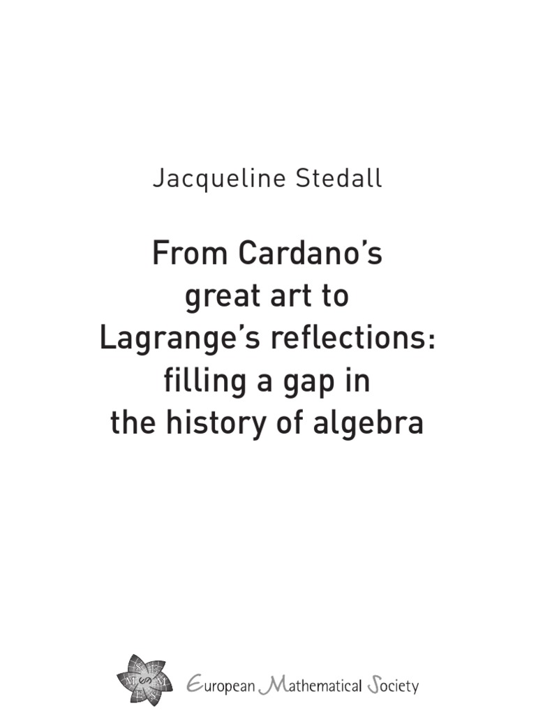 History of Algebra | PDF | Equations | Quadratic Equation