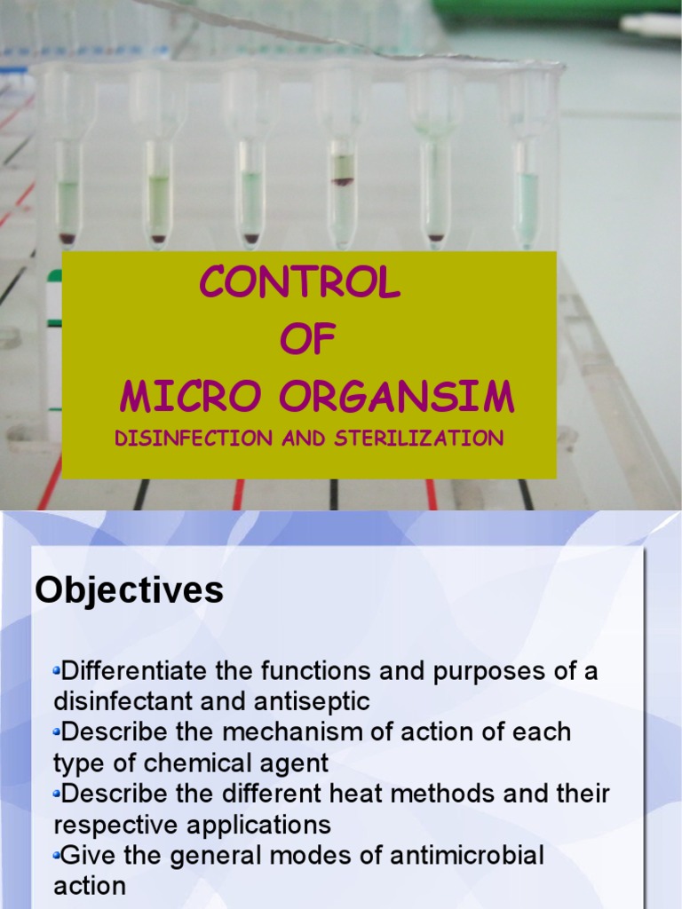 Control of Microorganism | PDF | Sterilization (Microbiology ...