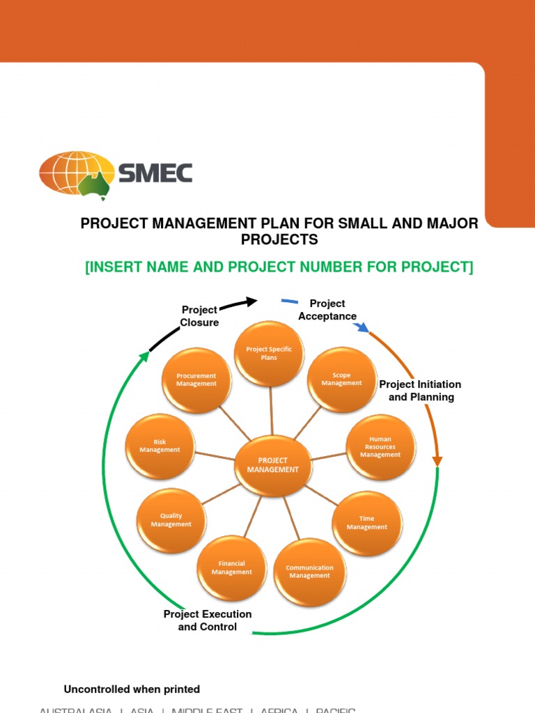 Project Management Plan For Small and Major Projects | PDF | Technical ...