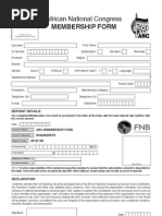 MK Party Membership Form | PDF