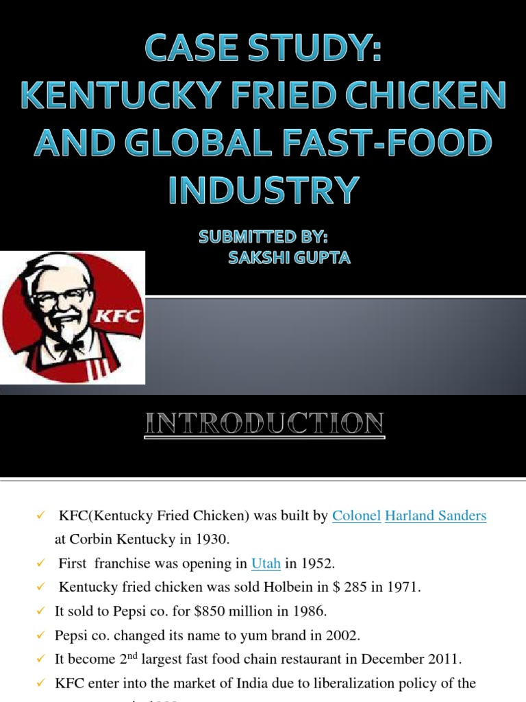 Case Study On KFC | PDF