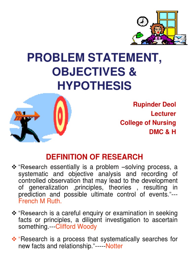 Research problem identification and formulation | PDF | Hypothesis | Scientific Method