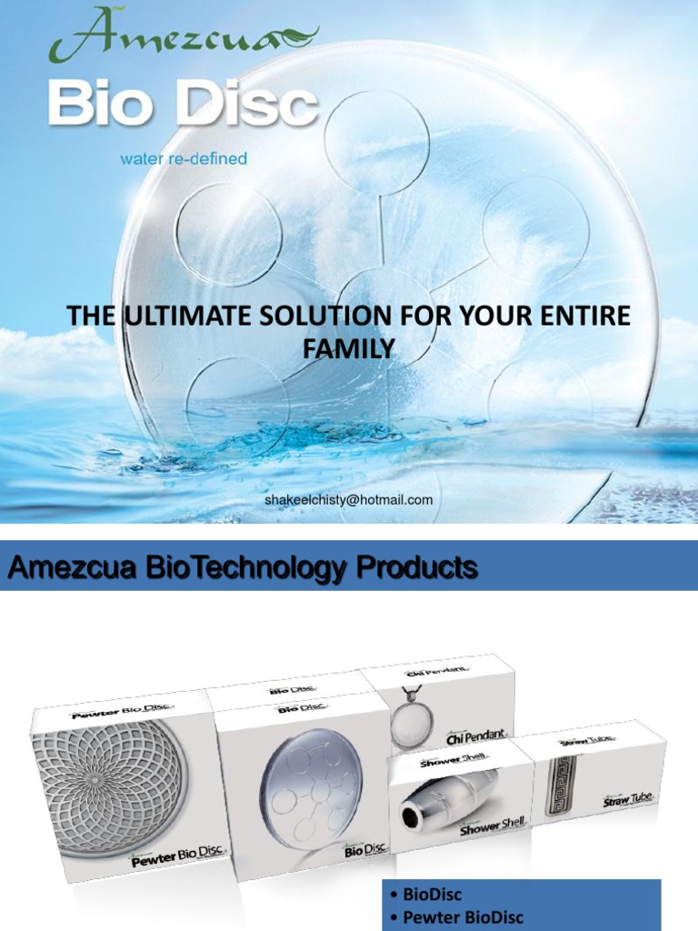 Bio Disc by DR Shakeel | PDF | Water | Electromagnetic Radiation