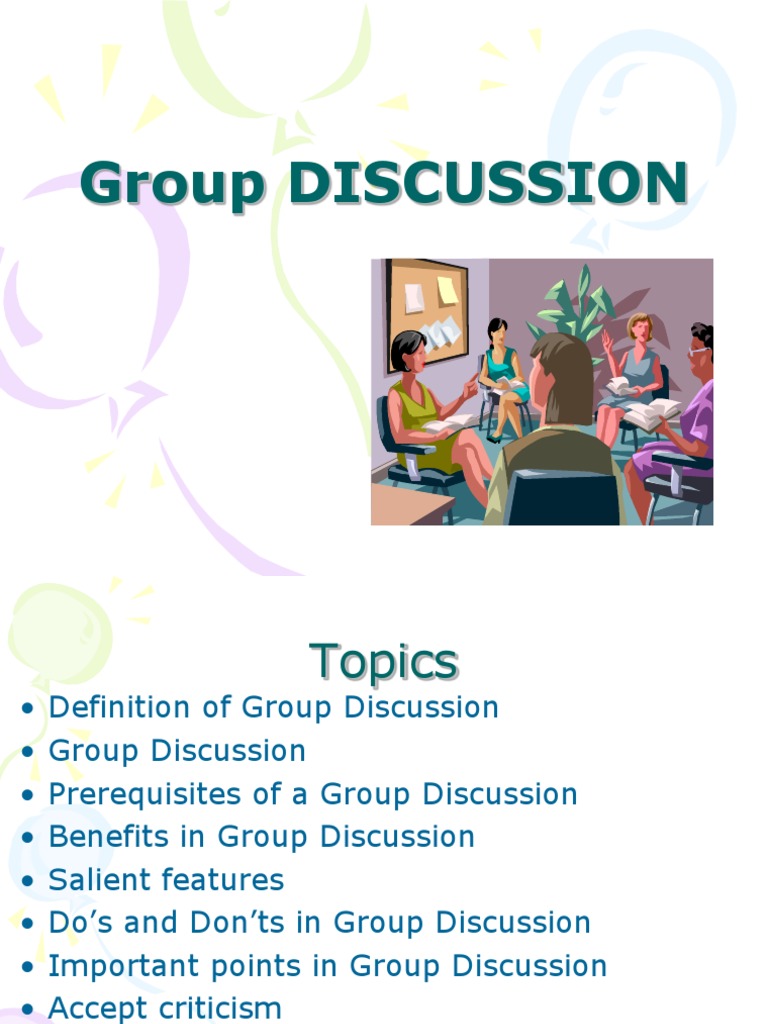 GD PPT | PDF | Conversation | Argument