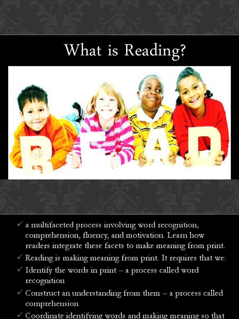 What Is Reading and Vocabulary | PDF | Reading Comprehension | Reading ...