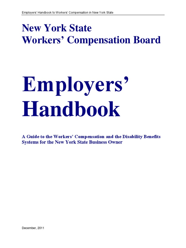 Employer Handbook | PDF | Workers' Compensation | Self Insurance