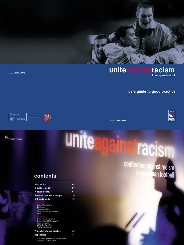 UEFA Against Racism | PDF | Racism | Discrimination & Race Relations