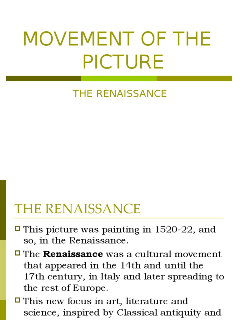 The Renaissance | PDF | Renaissance | Classical Antiquity