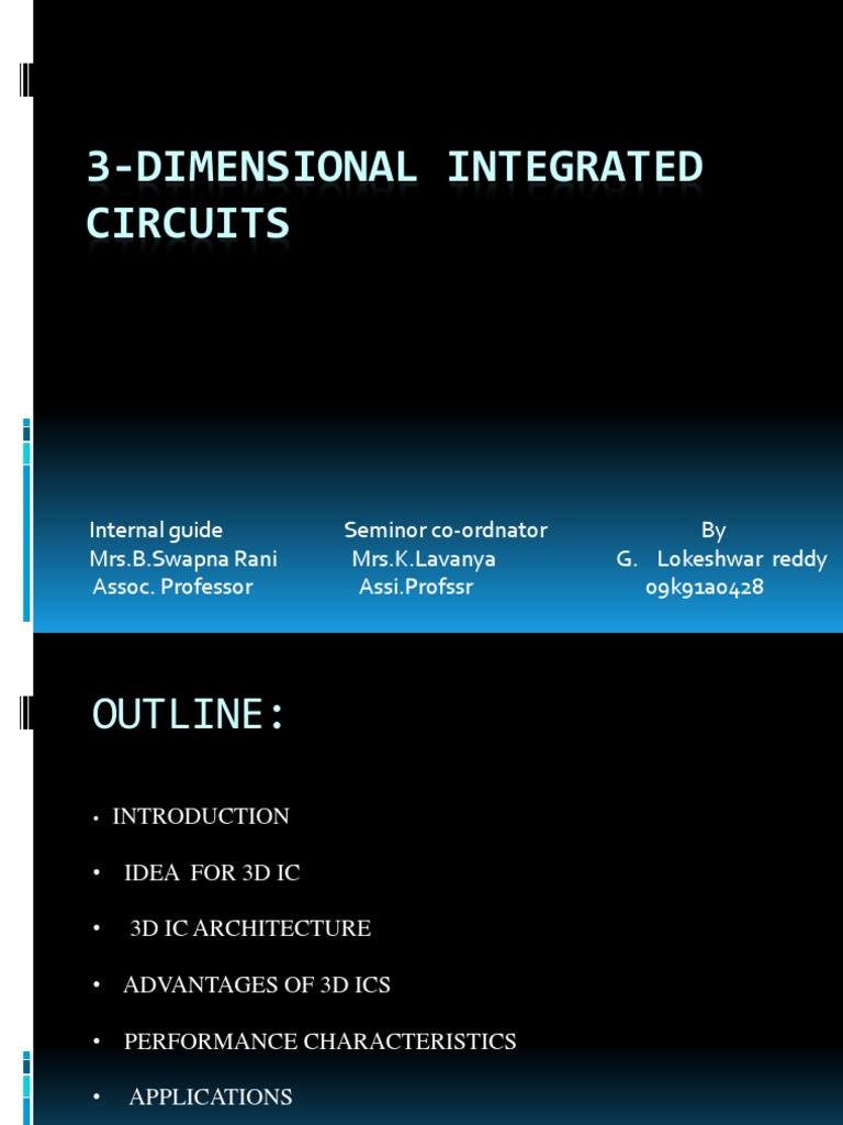 3-Dimensional Integrated Circuits | Download Free PDF | Integrated Circuit | Electronic Circuits