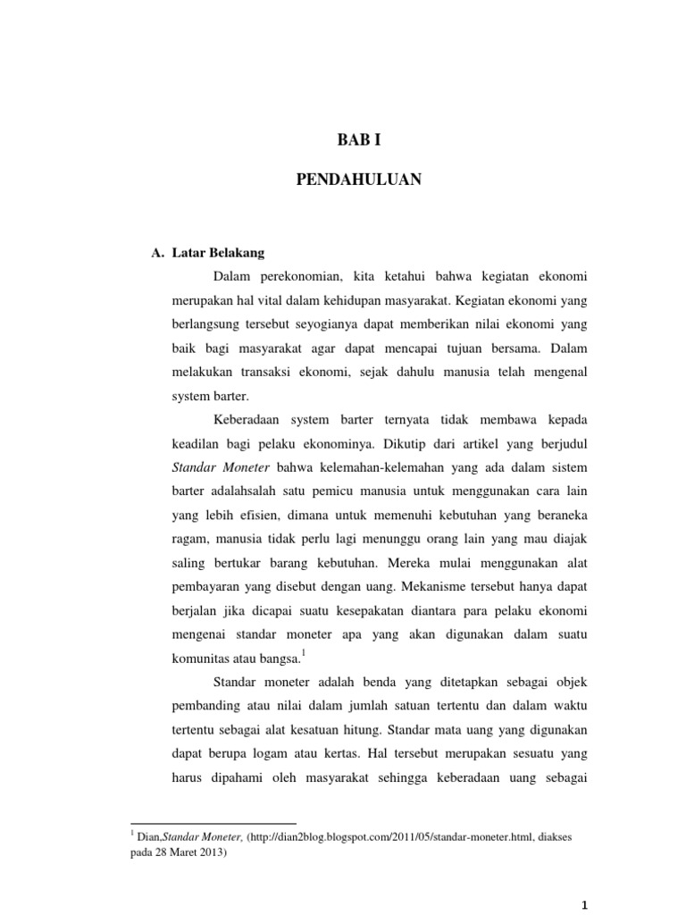 Standar Moneter | PDF
