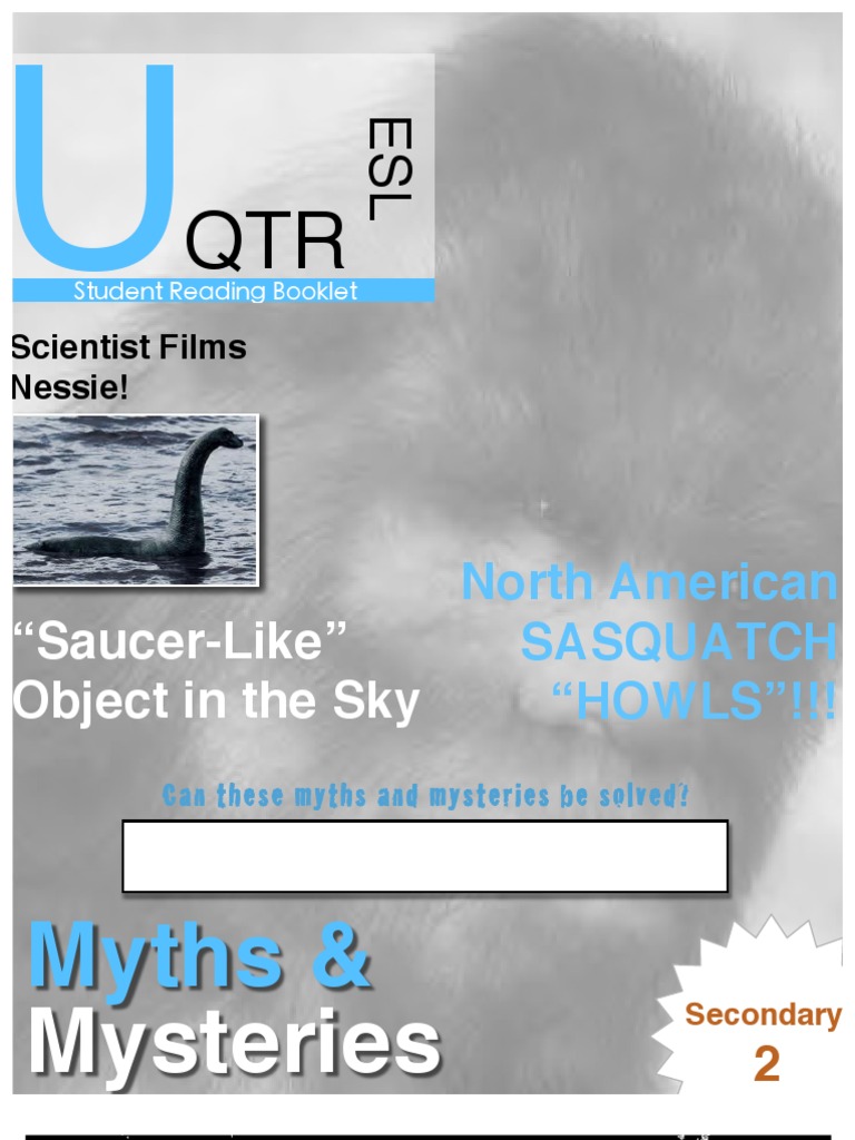 Mysteries Reading Booklet | PDF | Loch Ness Monster | Unidentified ...