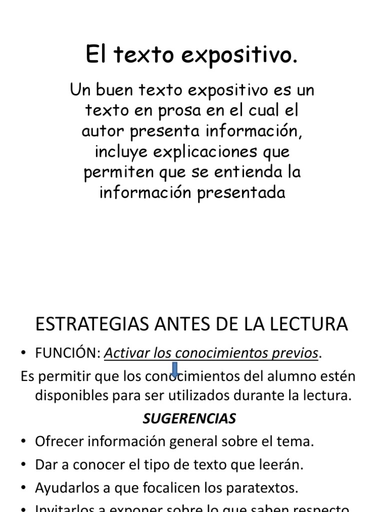 EL TEXTO EXPLICATIVO COMO INSTRUMENTO PARA LA ENSEÑANZA - PDF NORA KOSOLAP | PDF | Lectura ...