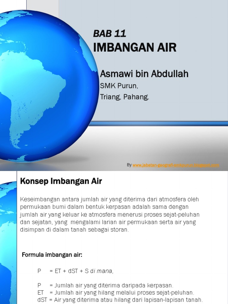Bab 11 Imbangan Air | PDF