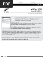 INZ1224 Visitor Visa Declaration Form | PDF | Travel Visa | Immigration