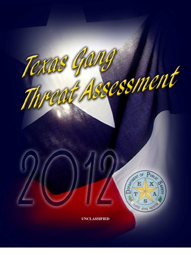 TX Gang Threat Assessment | PDF | Gang | Organized Crime