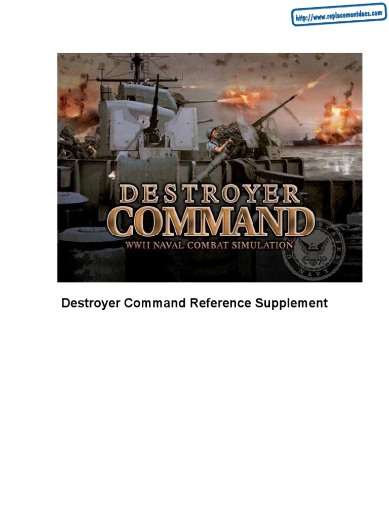 Destroyer Command - Reference Supplement - PC | PDF
