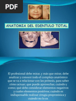 Historia Clinica, Anatomia y Fisiologia Del Edentulo Total | PDF ...