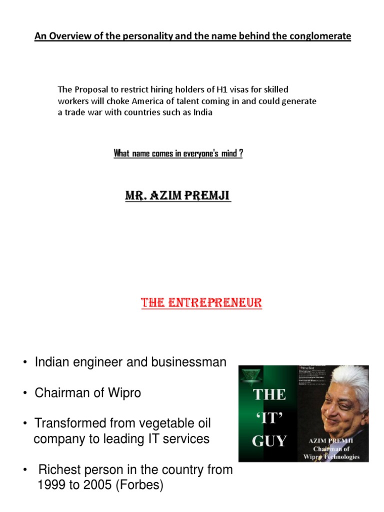 Azim Premji Case | PDF | Business | Business (General)
