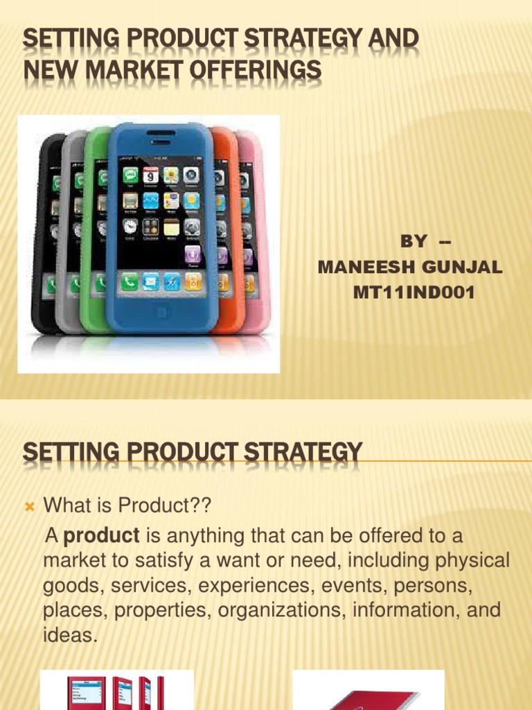 01 Setting Product Strategy and | PDF | Product (Business) | Brand