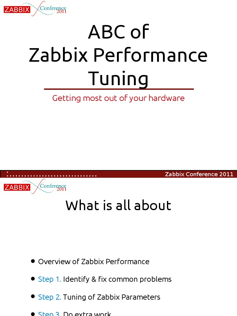 Zabbix Tuning | Download Free PDF | Postgre Sql | Databases