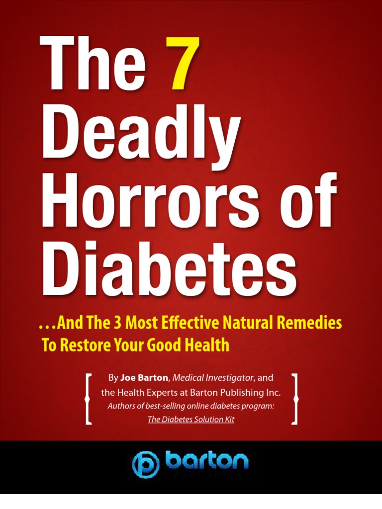 7 Deadly Horrors Diabetes | PDF | Diabetes Mellitus | Physical Exercise