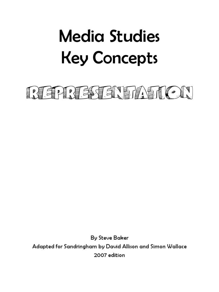 Media Studies Key Concepts: Representation | PDF | Stereotypes | Hegemony