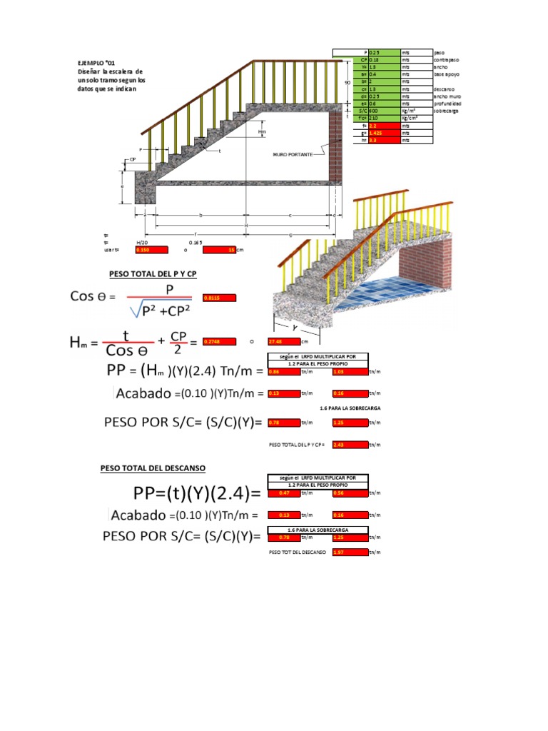Diseos De Escalera De Concreto