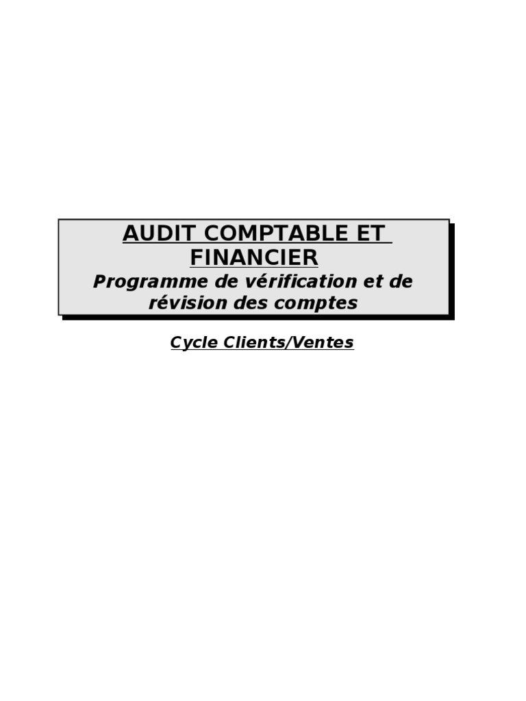Cycle Vente Client | PDF | Sodles | Facture