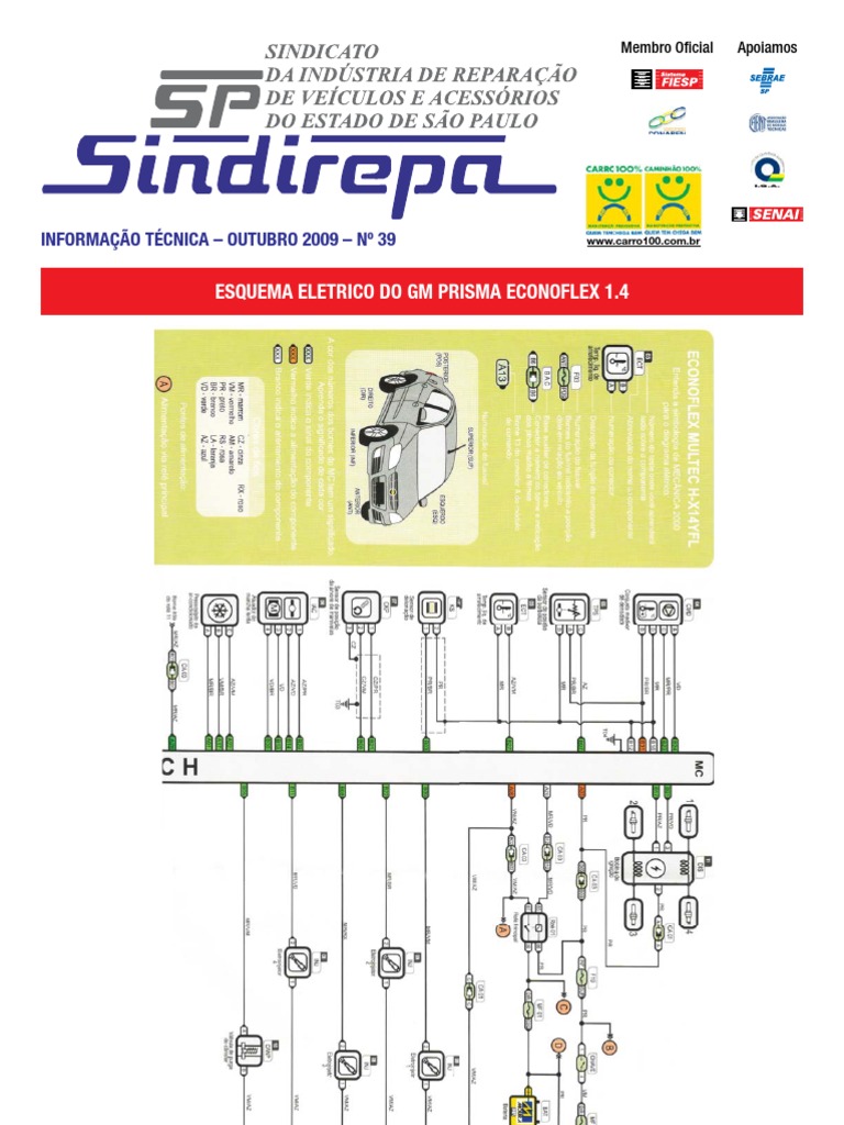 esquema eletrico prisma